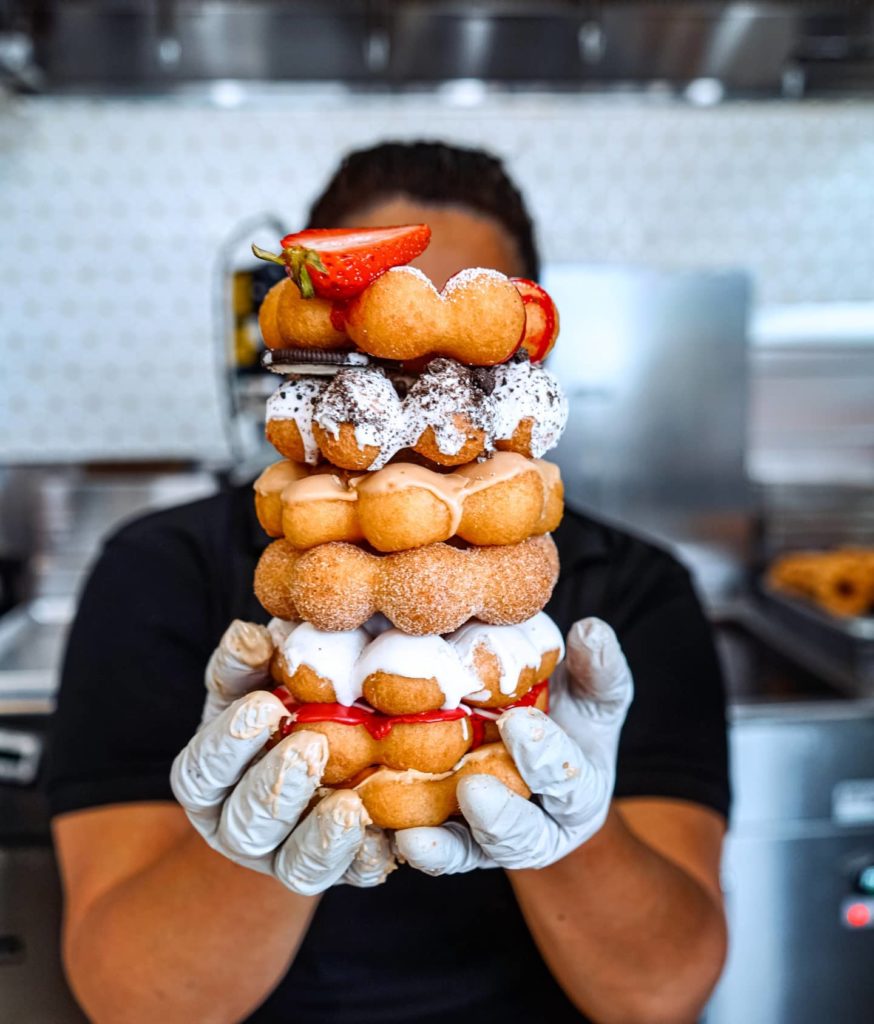 Mochinut donut stack - On Havana Street Aurora, CO