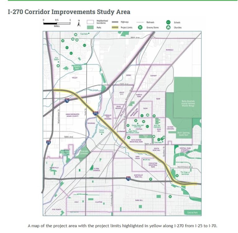 I-270 Corridor Improvements Study Information - On Havana Street Aurora, CO